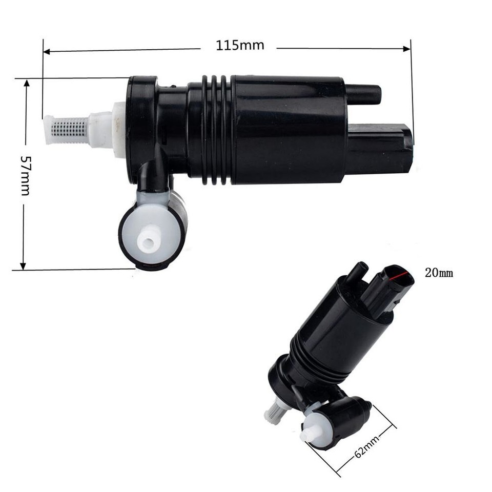 NEW Windshield Washer Pump For Chrysler Dodge Jeep Grand Cherokee ...