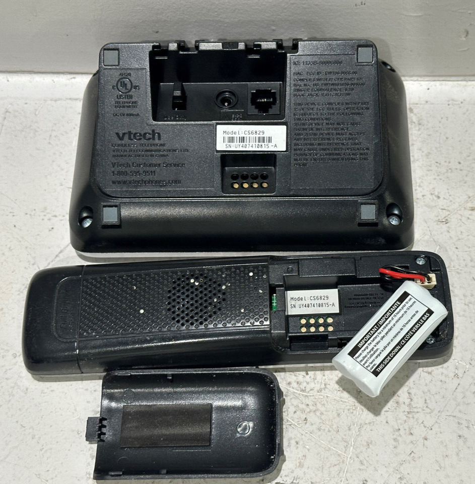 Vtech CS6829 Cordless Phone with Charging Cradle | eBay