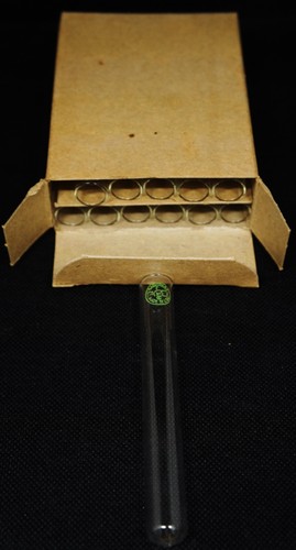 STANDARD SCIENTIFIC SUPPLY CORPORATION PYREX GLASS 3 X 100MM 12 RIM ...