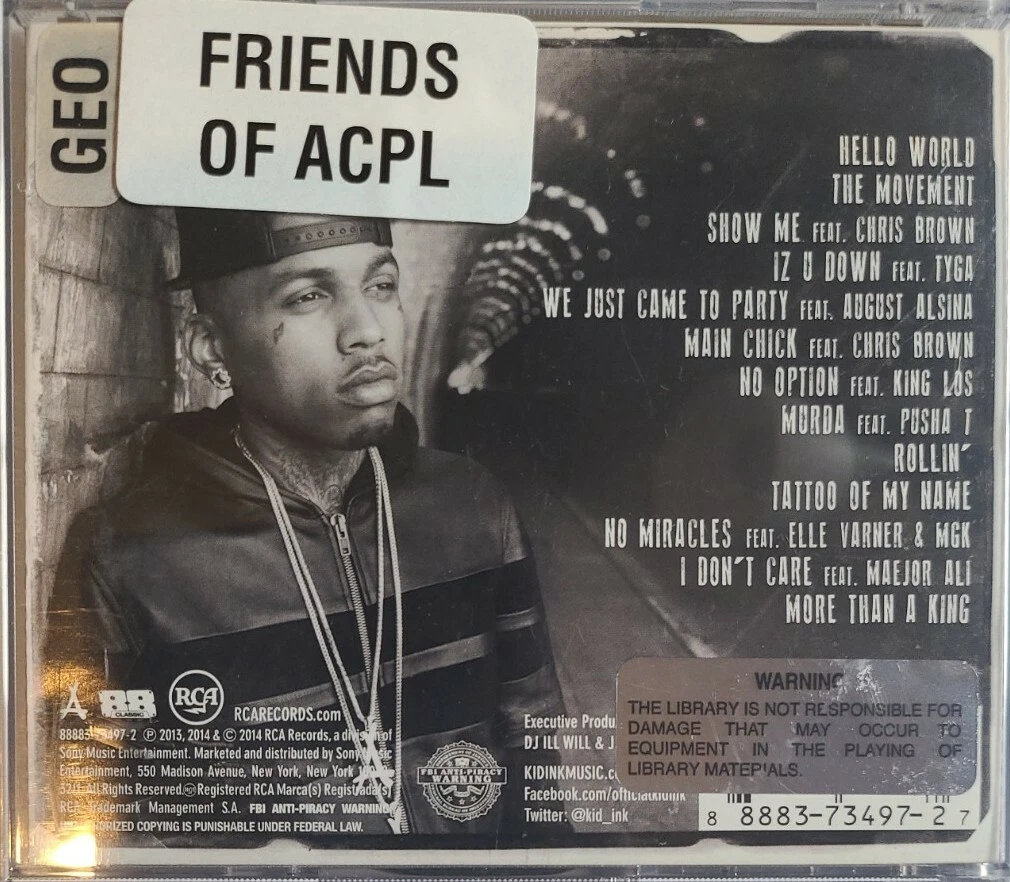 Main Chick Kid Ink Album Cover