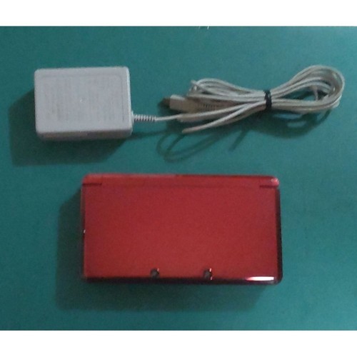 Nintendo 3DS Flare Red Console with Charger Used Good Condition | eBay