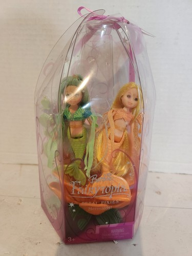 Barbie Doll Fairytopia PETAL PIXIE Mermaids BELLA & CAPRICE 2004- NEW ...