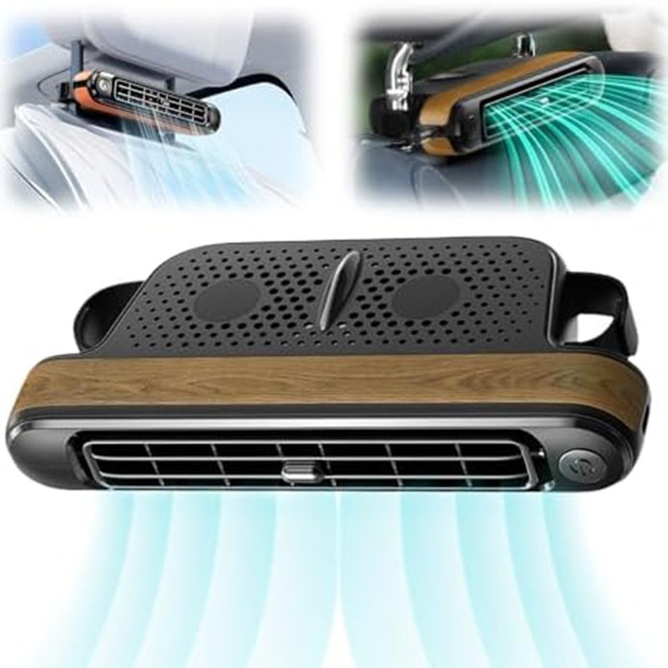 USB Powered Vehicle Fan with 3 Speed Options for Cooling For SUV RV and ...