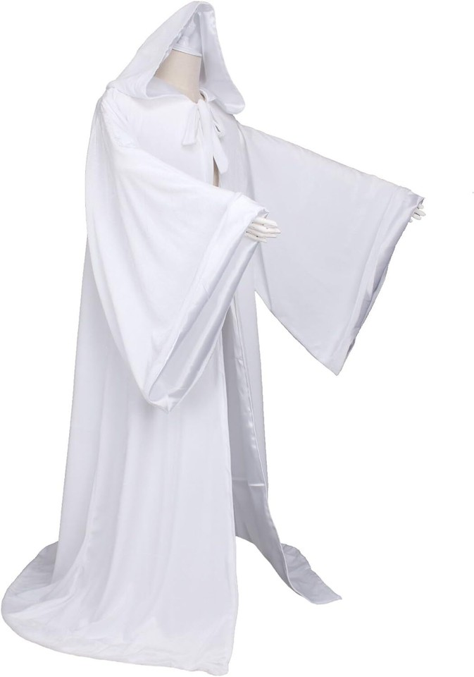 Velvet Wizard Robe with Satin Lined Hood and Sleeves | eBay