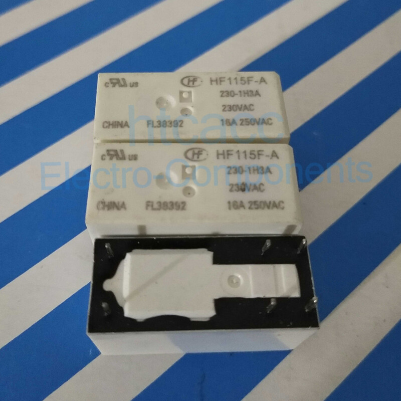HF115F-A 230-1H3A HongFa General Purpose Relay 16A 250VDC 6Pins 10pcs ...