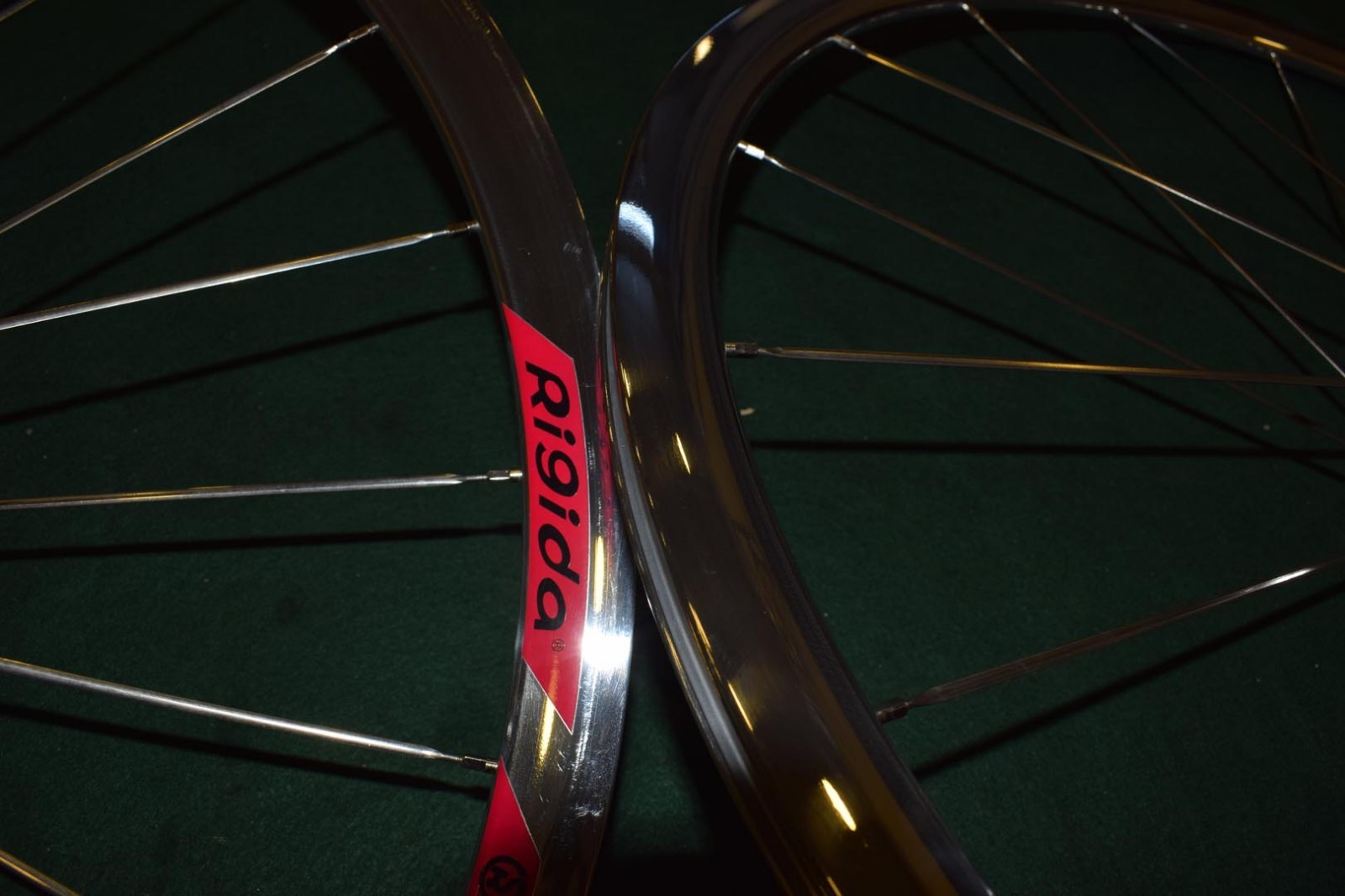 RIGIDA DP18 wheel Set 700c 28'' sealed bearing hub 8sp Aero spoke ...