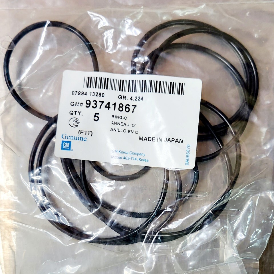 *Lot of 5 pcs* Genuine GM Automatic Transmission Oil Pump Seals O-Rings ...