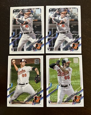 2020 Topps Update Orioles Tyler Nevin, Tyler Wells, Ryan McKenna Rookie ...