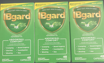 3 IBgard 48 X3= 144 Ct ABDOMINAL COMFORT EXPIRATION DATE 2026 Sealed ...