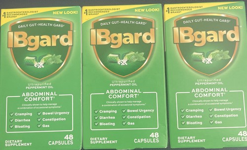 3 IBgard 48 X3= 144 Ct ABDOMINAL COMFORT EXPIRATION DATE 2026 Sealed ...