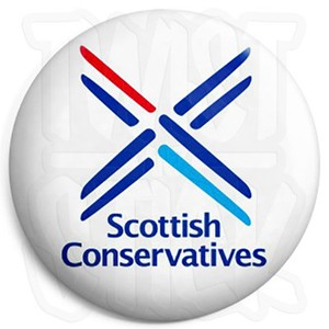 Scottish Conservatives - 25mm Button Badge General Election Political ...