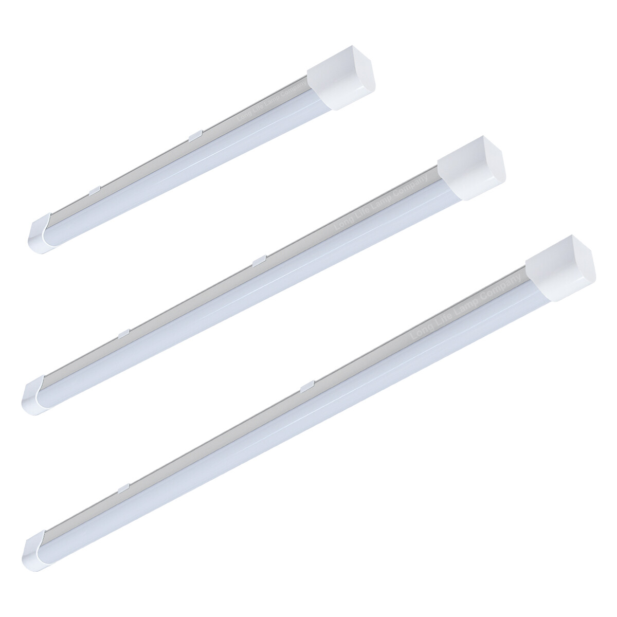 LED Slimline Batten Light Fitting 2ft 3ft 4ft replacement Fluorescent ...