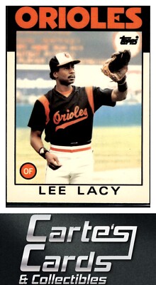 Lee Lacy 1986 Topps Tiffany #226 Baltimore Orioles | eBay