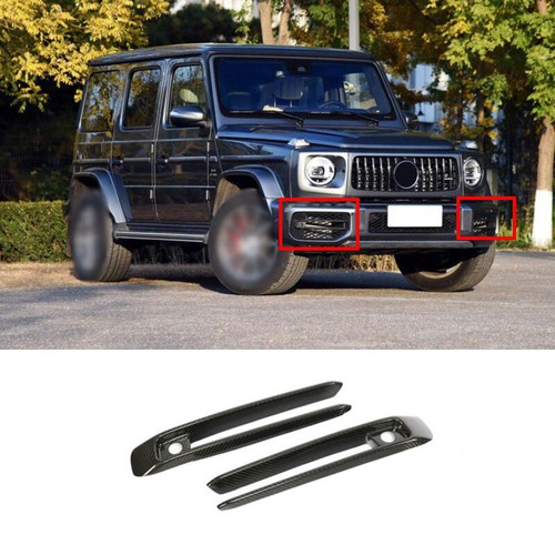For Benz G-Class G63 2019-2022 Dry Carbon Fiber Front Fog Light Lamp ...