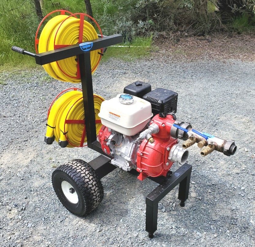 Code 3 Water MP-400x2 Portable Fire Home Wildfire Protection Water Pump ...