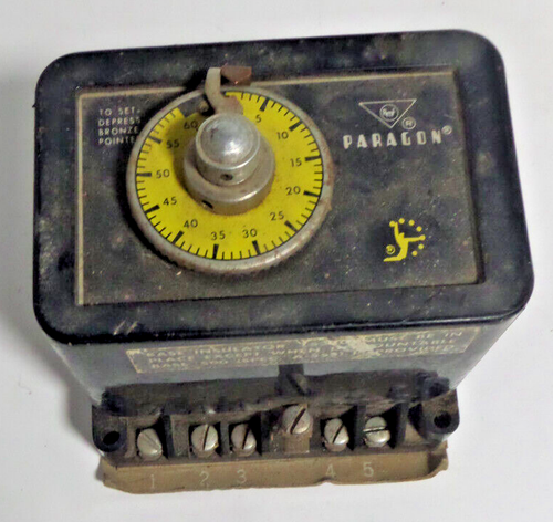 Paragon timer vintage model 502-132-0 120-600vac | eBay