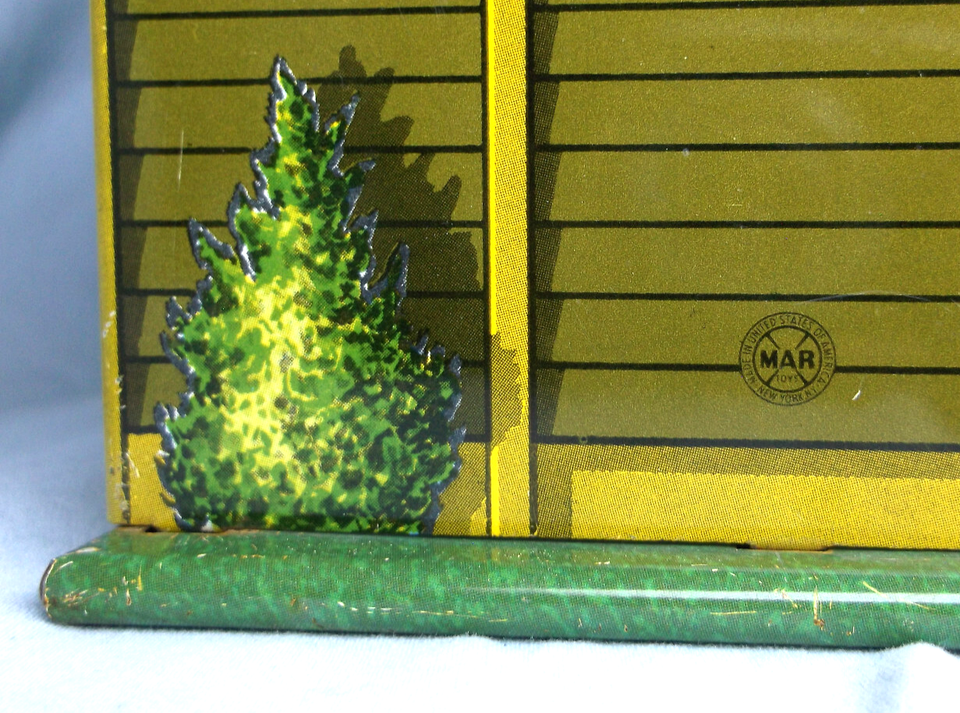 Marx 1950s U.S. Army Training Center Headquarters Playset Tin Litho ...