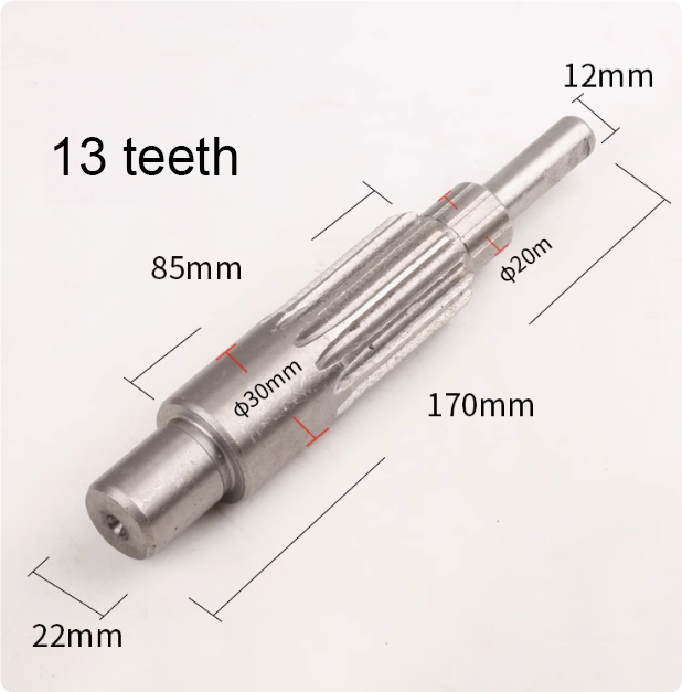 16MM Bench Drill Press Main Shaft Drive Shaft Spline Sleeve Gear Shaft ...