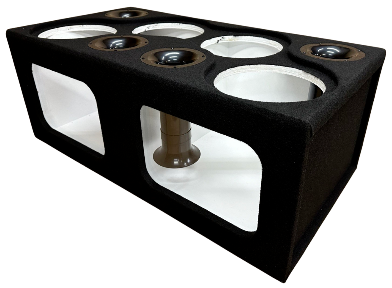 Custom Ported Sub Box Enclosure for 4 10" Subs ~ ACRYLIC PLEXIGLASS ...