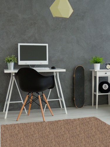 Koeckritz Durango Sandman Beige Striped Level Loop Durable Olefin Area ...