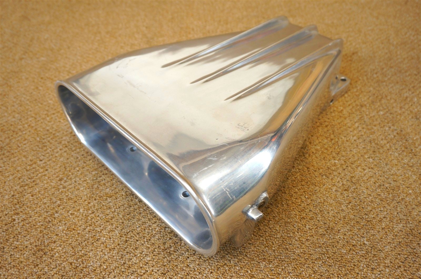 Vintage Polished Enderle 3 Rib Fuel Injection Bird Catcher Bug Hat