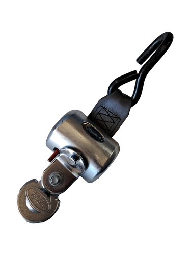(1) Q STRAINT WHEELCHAIR BELT RETRACTOR DELUXE TIE DOWN STRAP Slide N ...