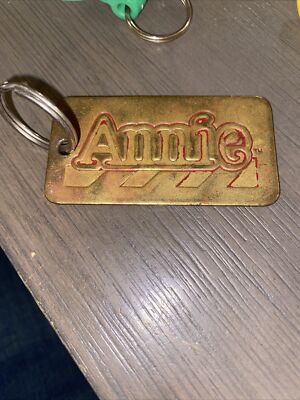 Vintage 80s Annie The Movie Promo RARE Original Keychain Metal | eBay