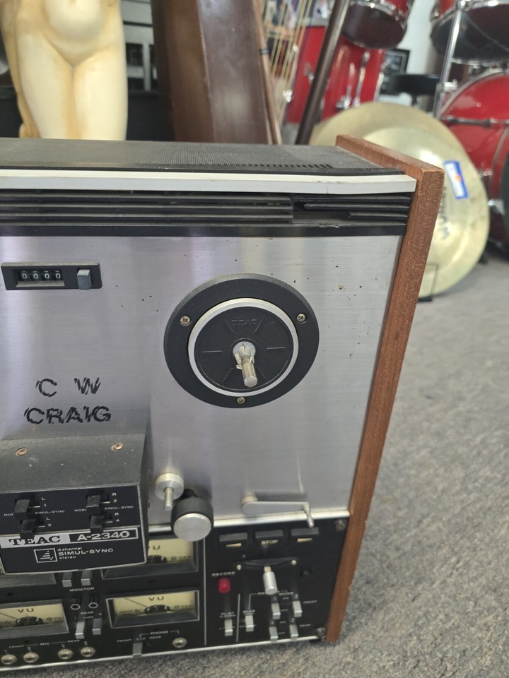 Teac A-2340 4 channel simul-sync stereo reel to reel, no power cord ...