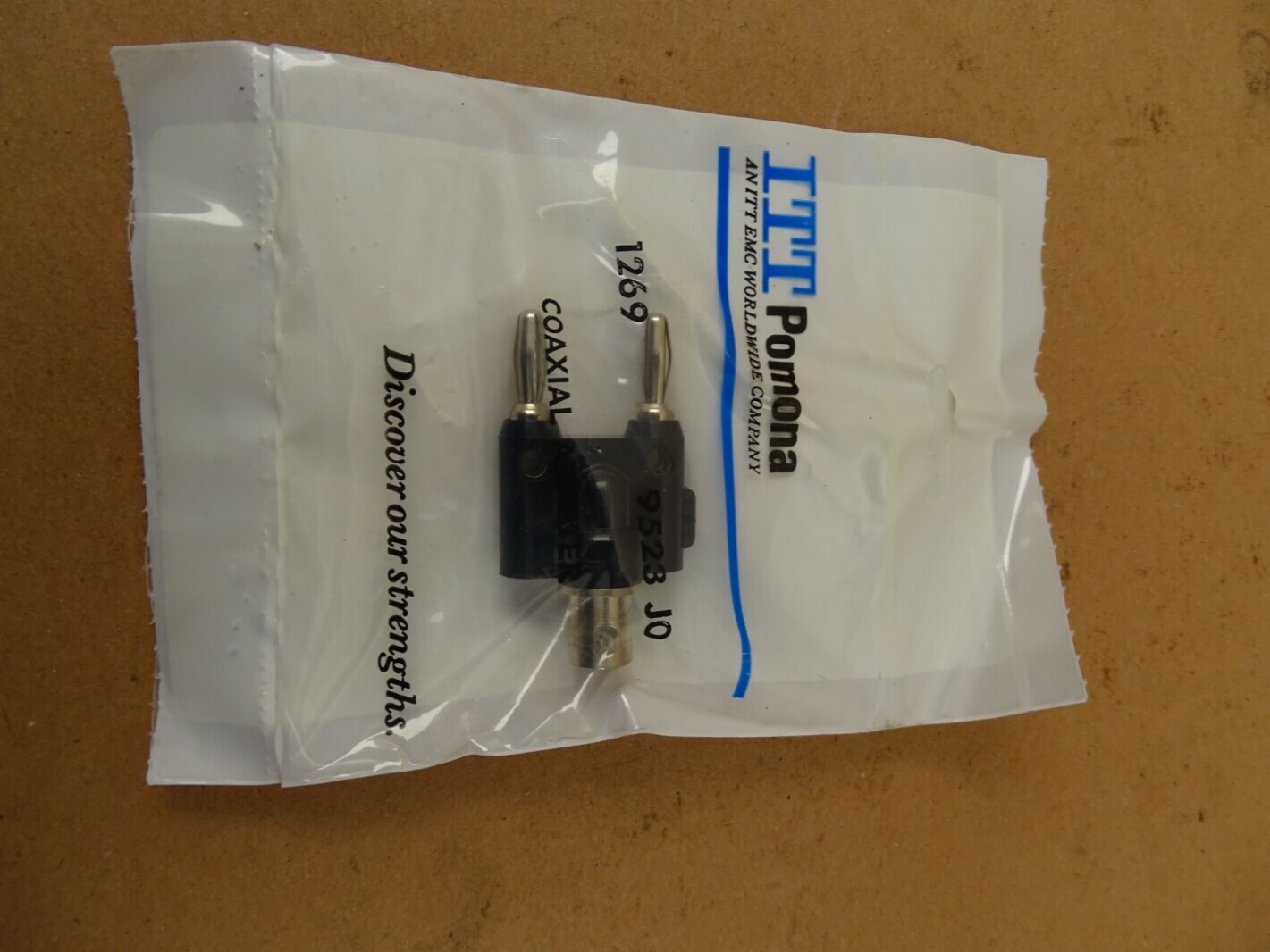 ITT Pomona Coaxial Adapter Female to Double Banana, 1269-9523JO | eBay