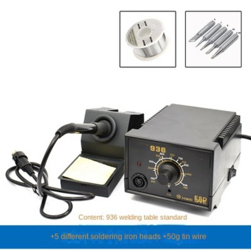 60W Electronic Soldering Iron Set SMD Soldering Station with Iron Rack ...