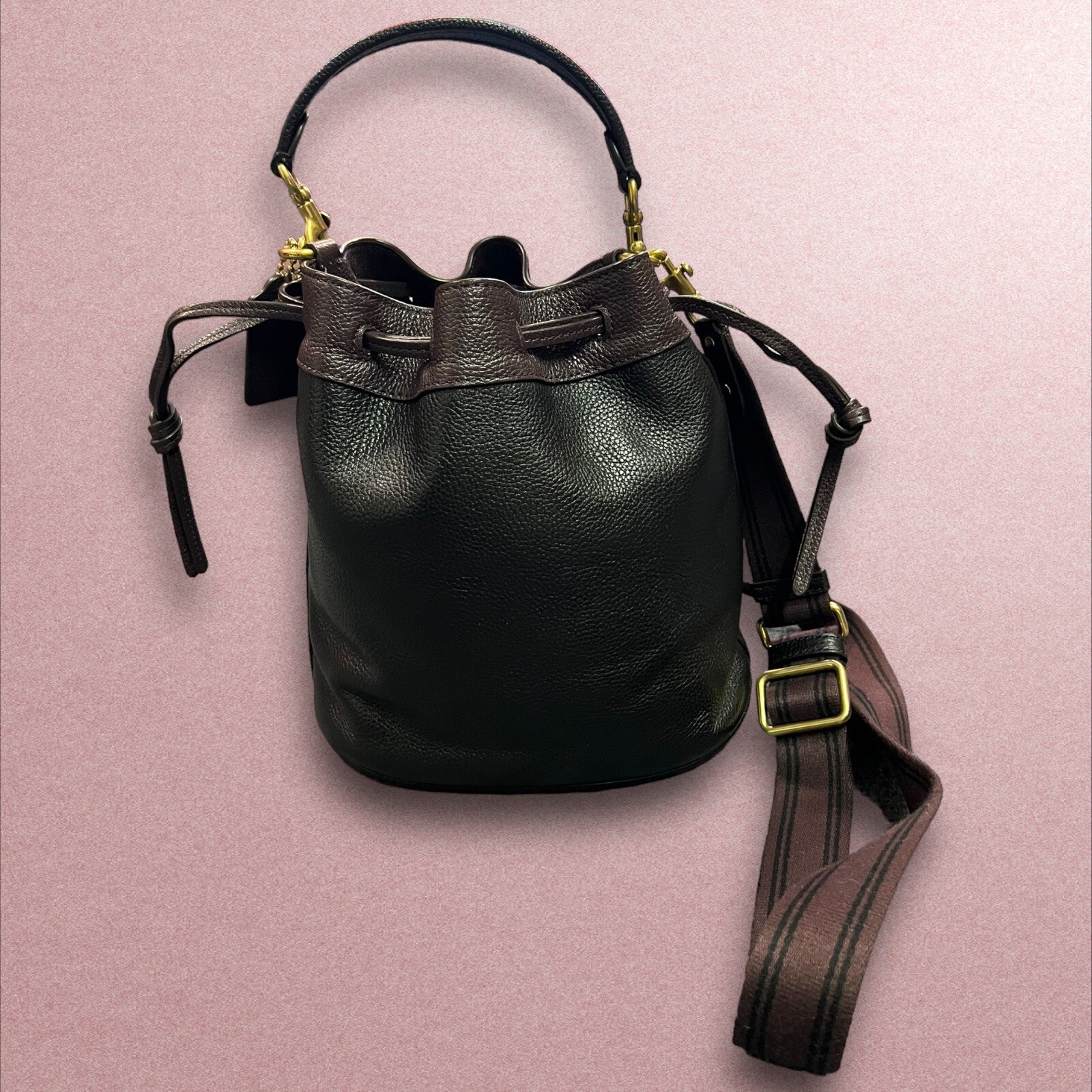 Coach Field Bucket Bag Purse In Colorblock Leather Wi… - Gem