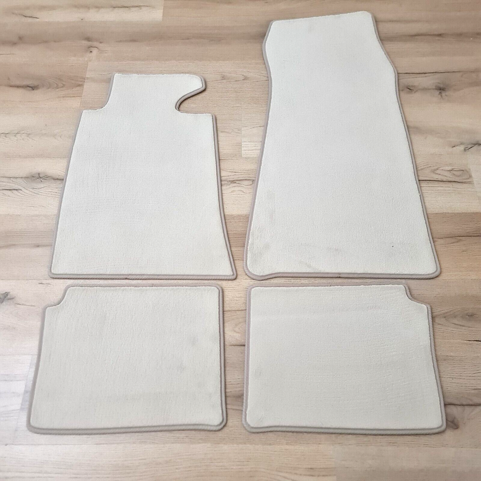 Tan Car Floor Mats For BMW 5 E34 Waterproof Beige Carpet Auto Liners ...
