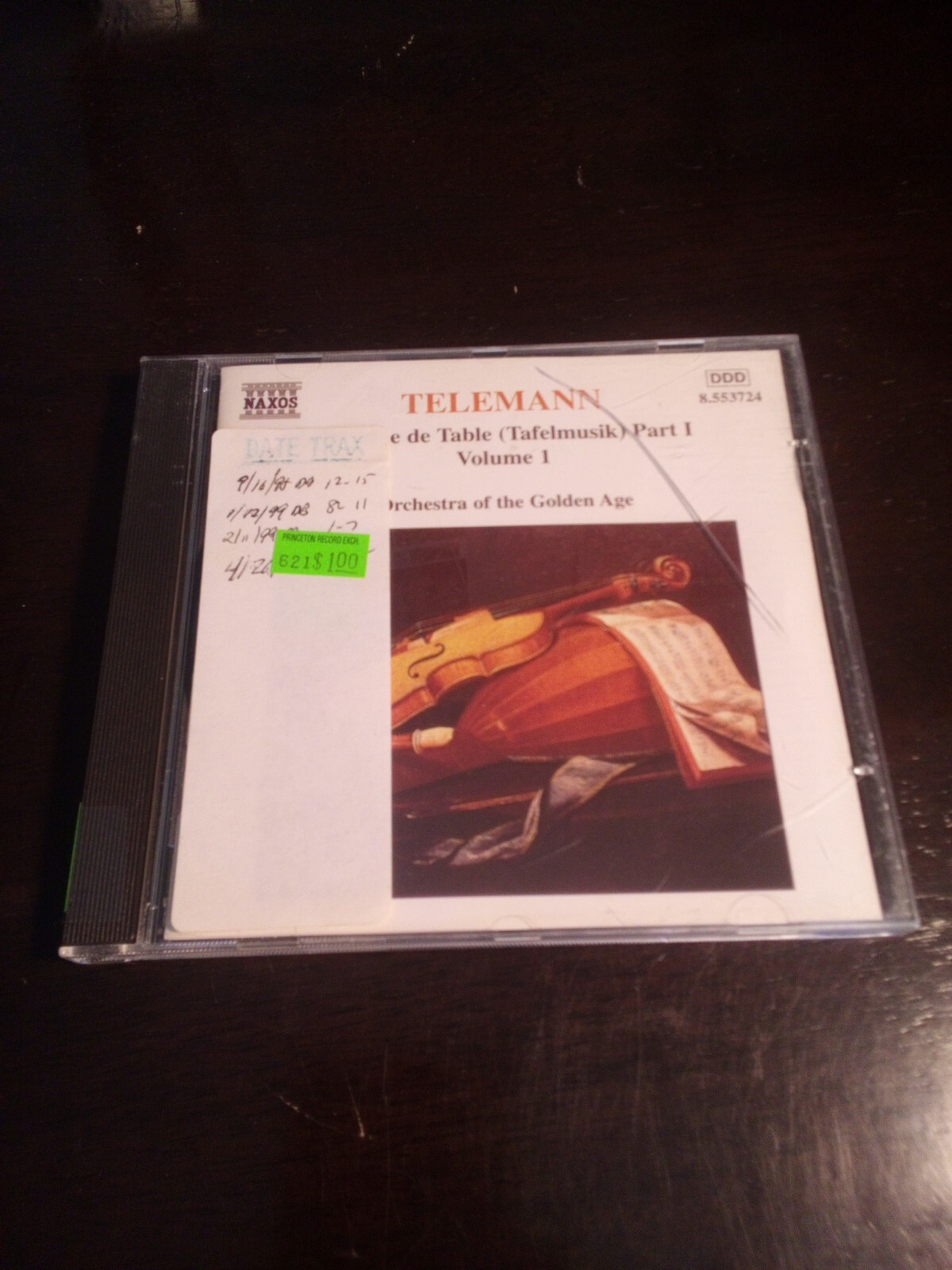 Musique de Table Part 1 Volume 1 by G.P. Telemann (CD, 1998) CDJ1 ...