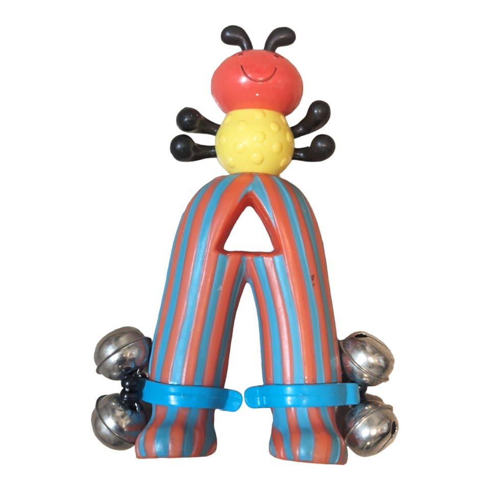 Vintage Parents Battat Bug Bells Starts Bright Rattle Bells Colorful ...