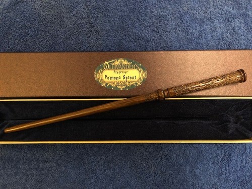 Prof. Pomona Sprout Wand 15", REAL WOOD, Harry Potter, Wizarding World ...