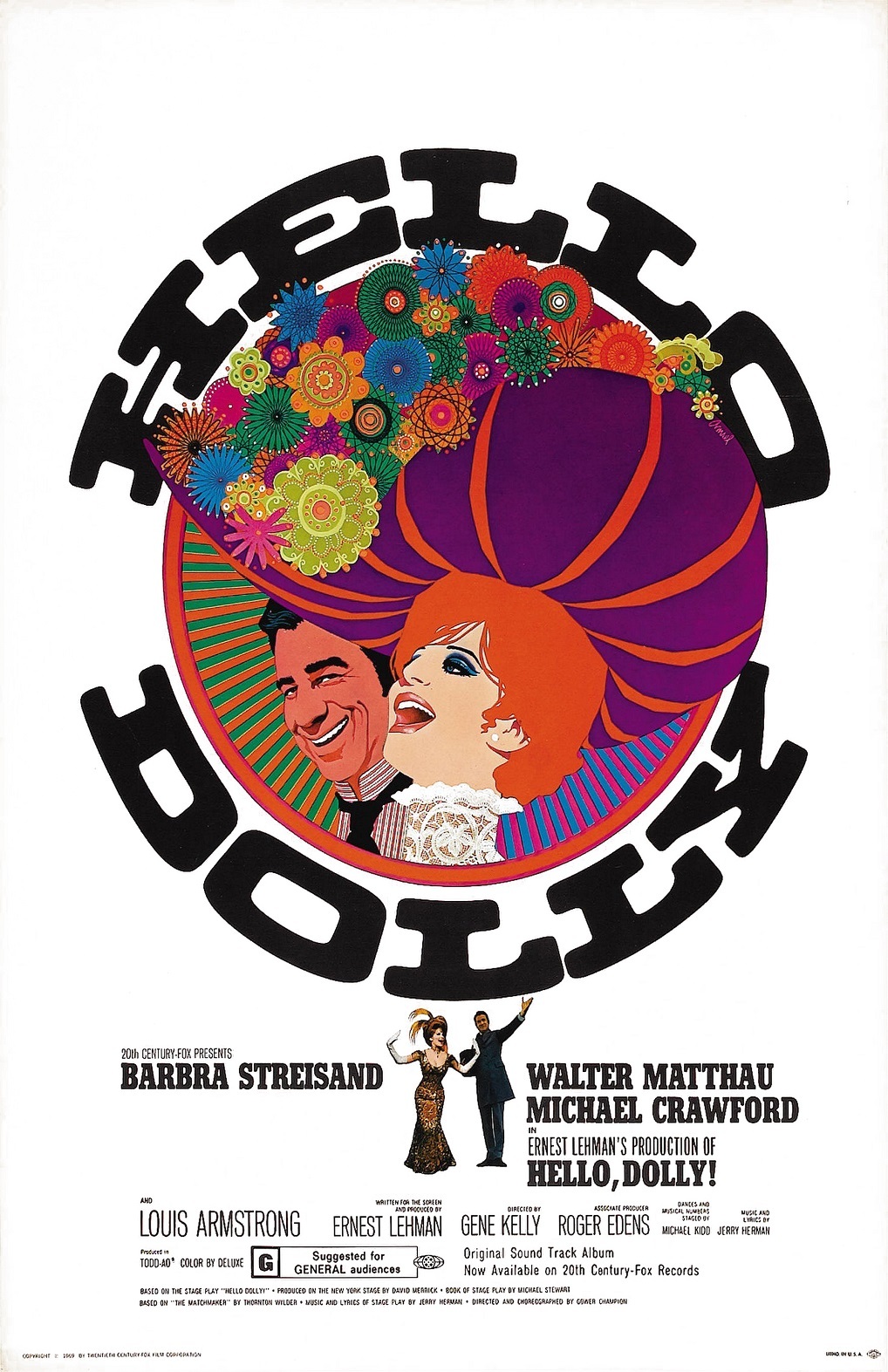 Hello Dolly movie poster (a) - 11 x 17 inches - Barbra Streisand poster ...
