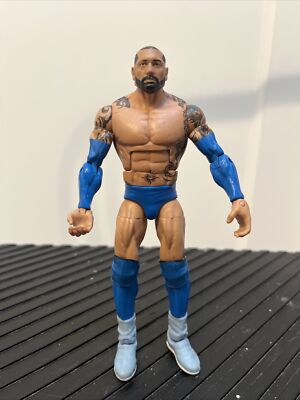 Batista WWE Mattel Elite Series 33 Wrestling Figure Dave Bautista Blue ...