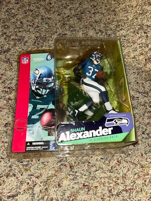 McFarlane Toys NFL Football Series 6 Shaun Alexander Alabama Seattle ...