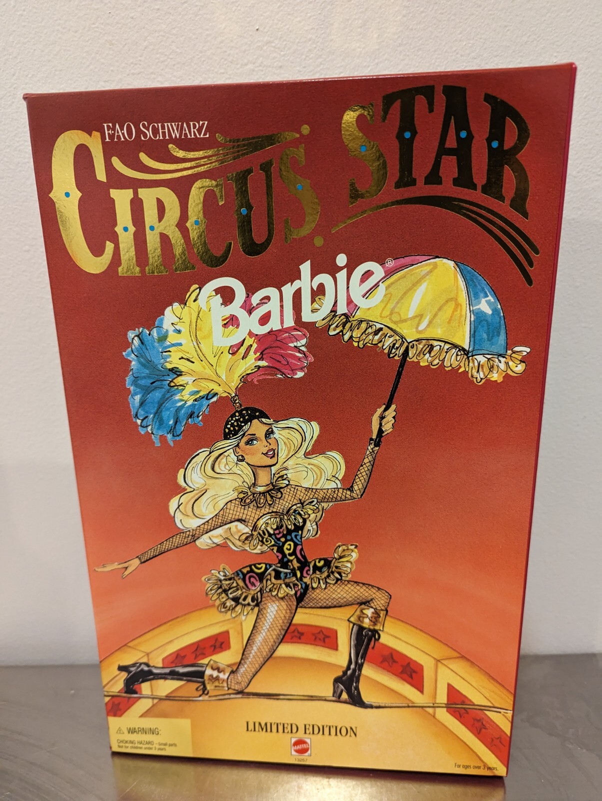 Barbie Circus Star Doll FAO Schwarz Limited Edition 1994 Mattel 13257 ...