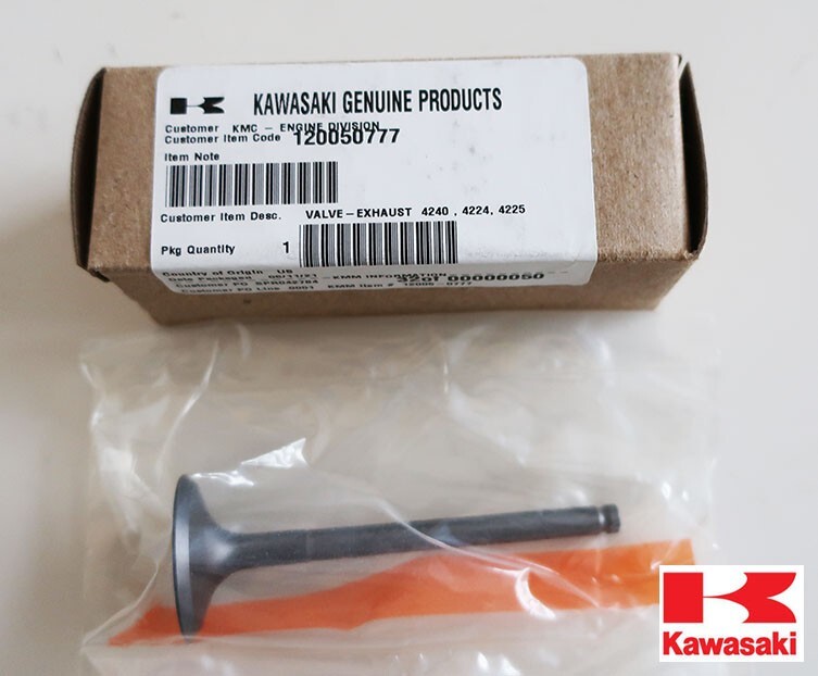 OEM EXHAUST VALVE, 12005-0777, KAWASAKI FX651V, FX691V, FX730V, 11B6 | eBay