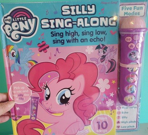 My Little Pony Silly sing along Girl boy play and sing book Microphone ...