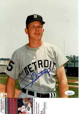 Detroit Tigers Jim Northrup autographed 8x10 color photo JSA Certified ...