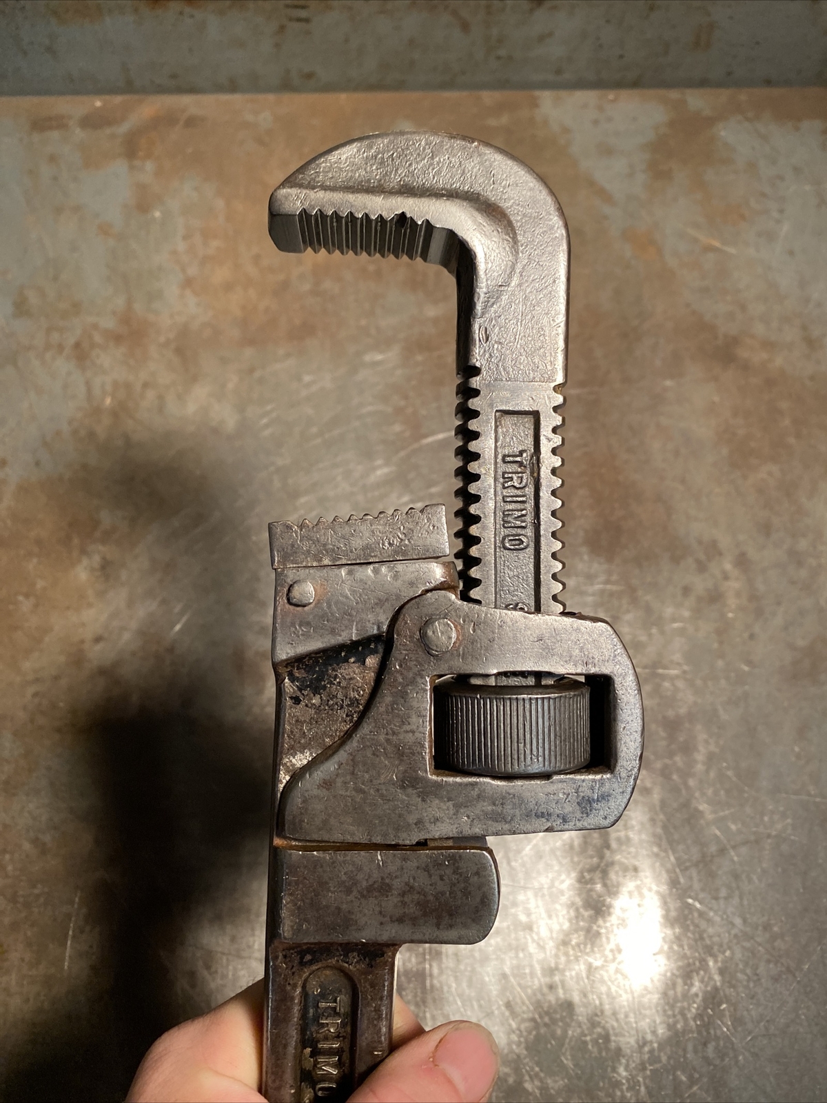 Vintage Trimo 18” Pipe Wrench for Plumbing and Steamfitting Trimont Mfg ...