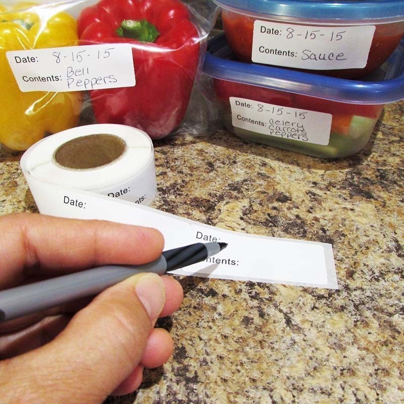 Practical DIY Sticker Labels for Food Storage Keep Your Ingredients ...