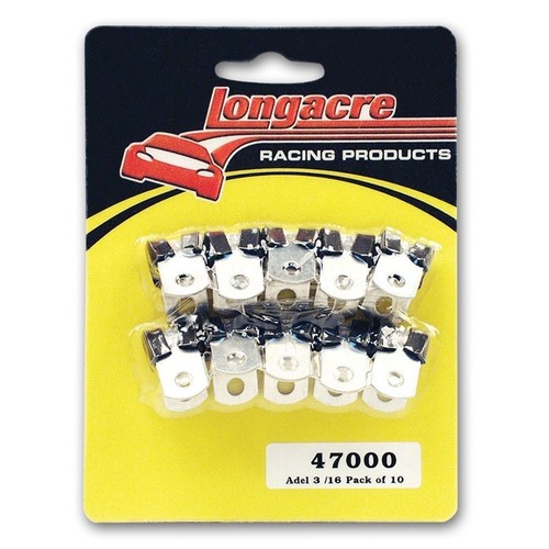 Longacre 47100 Adel line clamps - 5/16" ID #4 AN lines (pack of 10) | eBay