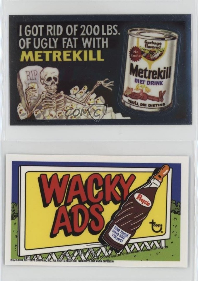2014 Topps Chrome Wacky Packages Wacky Ads Metrekill Diet Drink #8 0n8 ...