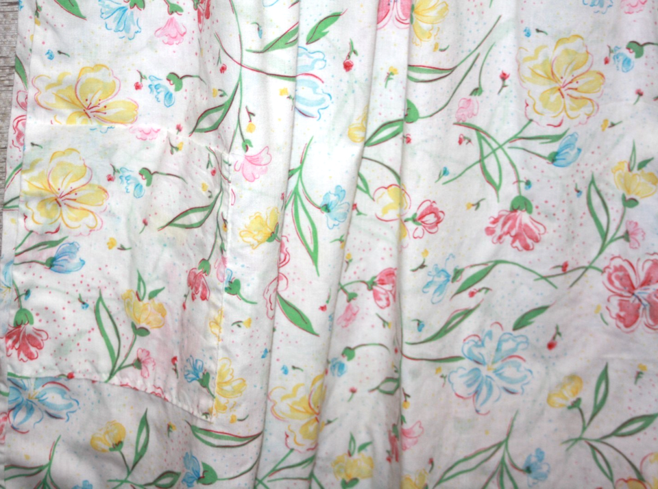 Women's Muumuu Housedress Lounger Duster w Pocket Vintage sz L 21"x38 ...