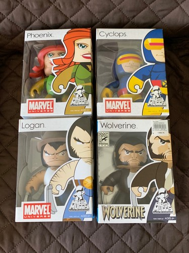 MARVEL X-MEN WOLVERINE CYCLOPS LOGAN PHOENIX MIGHTY MUGGS HASBRO VINYL ...