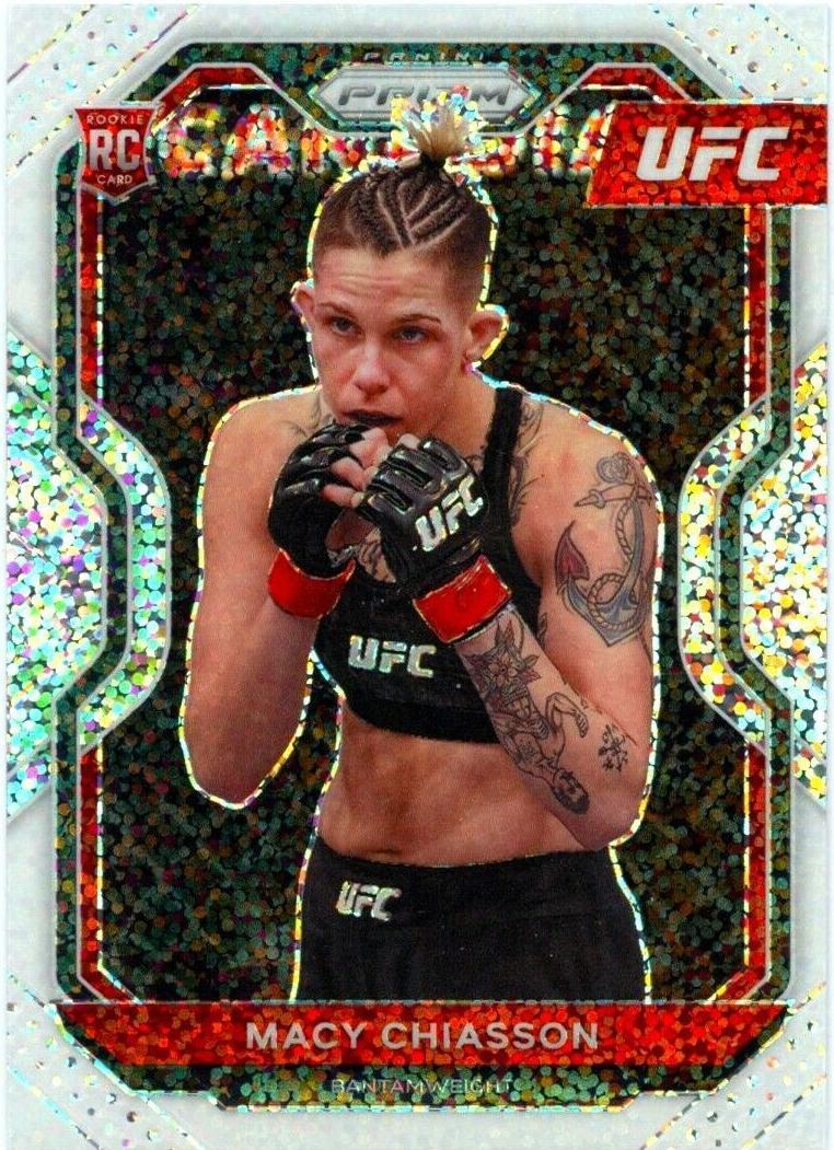 2021 Panini Prizm UFC - Macy Chiasson #37 White Sparkle Prizm (RC) for ...
