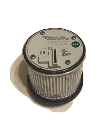 EDWARDS 270LEDMW240AB 70MM White LED Module Stack Light | eBay